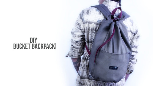 Bucket Bag Backpack Pattern (Download) | ProperFit Clothing