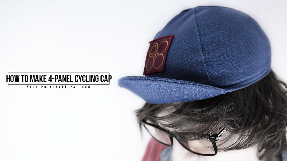 4 Panel Cycling Cap Pattern | ProperFit Clothing