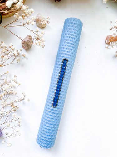 Yule Isa Rune Candle | Norse & Viking Gifts | Pagan Decor | Zorya Wellness