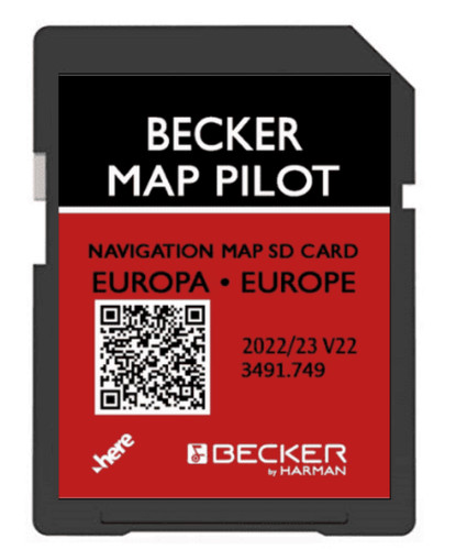 Becker Map Pilot V22 UK & Europe 2023