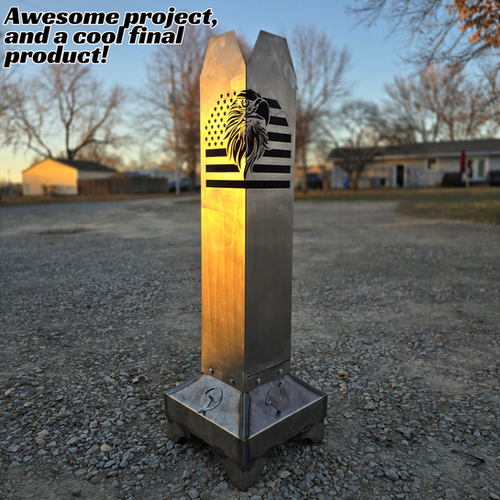 Large Smudge Pot (~4' Tall) - Do It Yourself Kit | InSANDity Fab, LLC