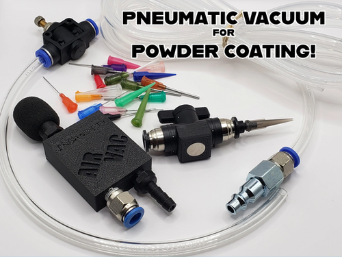 Pneumatic Vacuum for Powder Coating - Economy Version! | InSANDity Fab, LLC