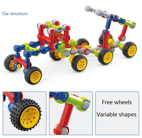 Skeleton Building Set for Kids Plastic Toy DIY 62 pieces | Akulamatata