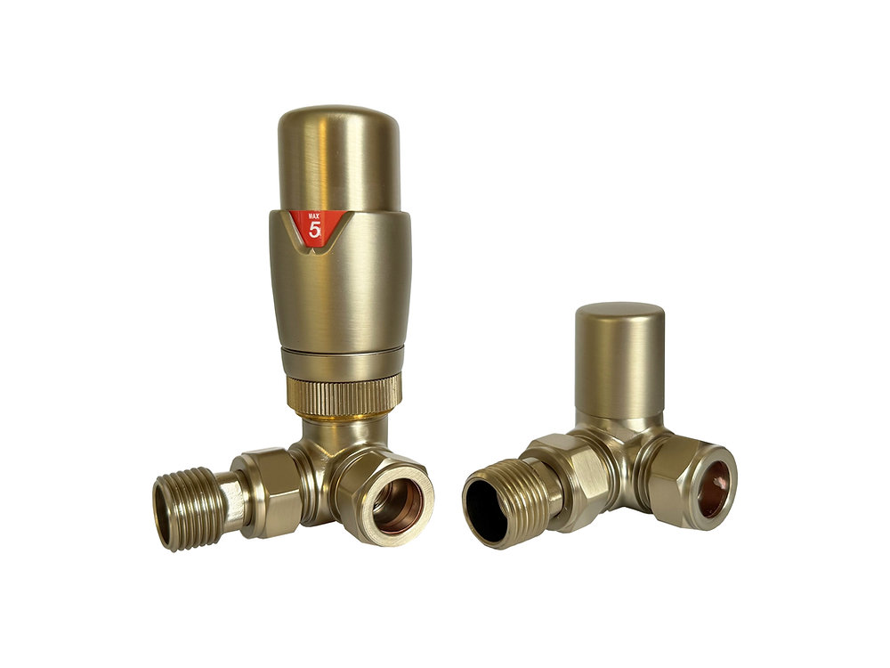 Brushed Brass Valves Now In Stock