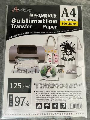 ASUB 125g A4 sublimation paper (8 1/4x11 3/4) | Sublimation Kings of