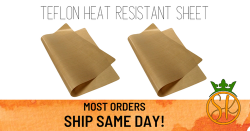 Teflon Heat Resistant Sheets | Sublimation Kings of