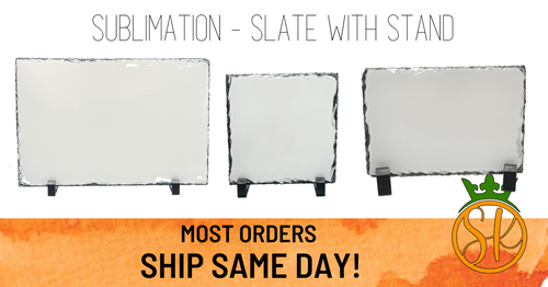 Sublimation Rock Slate Picture | Glossy White Finish | Sublimation ...