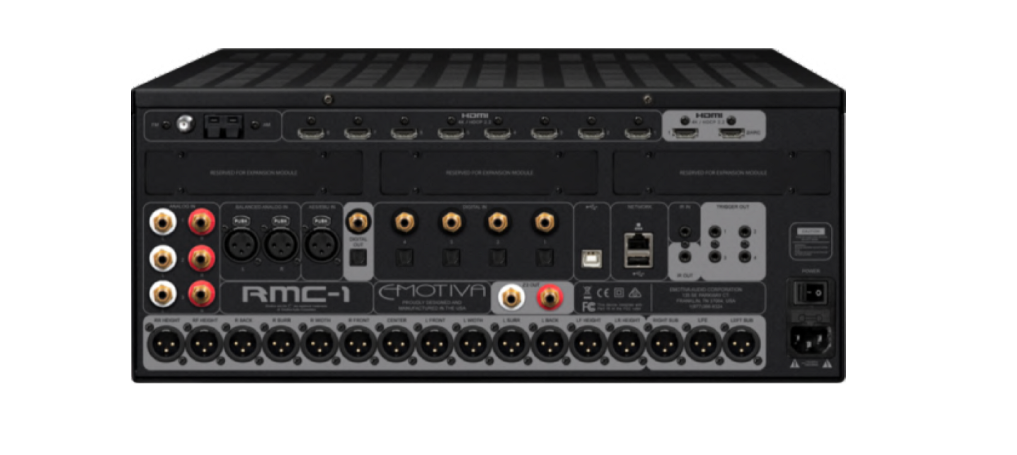 RMC-1 Flagship Surround Processor, DTS-X, Dolby Atmos, Dirac, 16 Chl ...