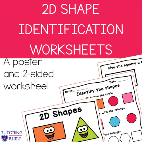 2d 3d Shape Identification Recording Sheet