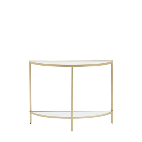 Kendall Console Table Champagne | Aoki Interiors