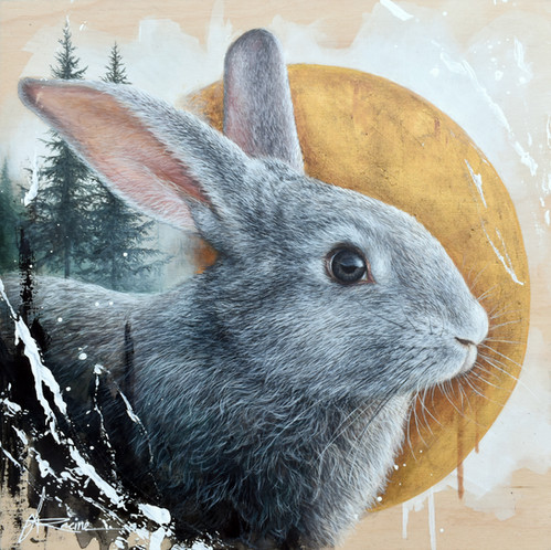 L'Aura du Lapin- Impression | Lise Racine artiste