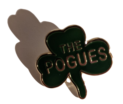The Pogues - Shamrock Logo Metal Pin | Korey's Patches