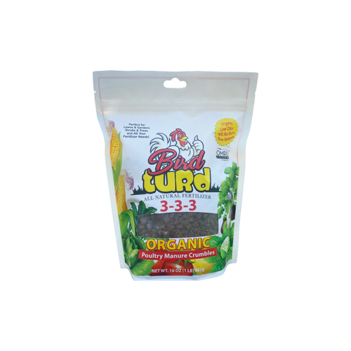 Bird Turd All Natural Fertilizer 1 lb bag | Bird Turd