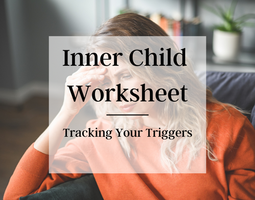 Inner Child Healing Worksheet-Tracking-Your-Triggers-PDF | Inner Child ...