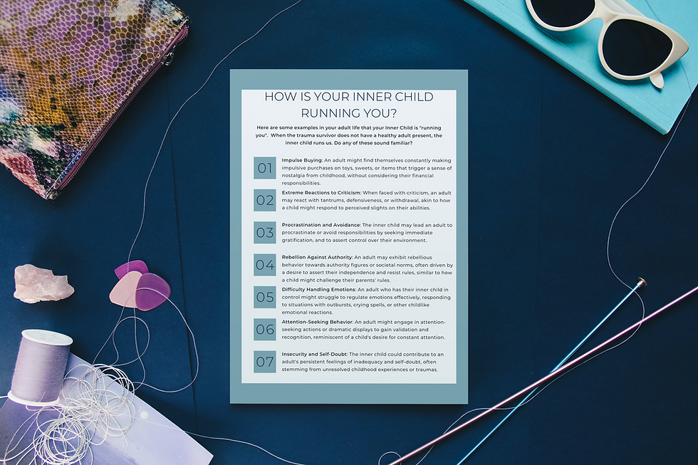 Inner Child Healing Worksheets