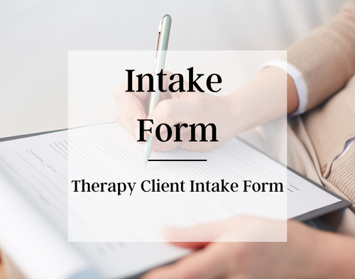 Therapy Client Intake Form-PDF | Inner Child Worksheets
