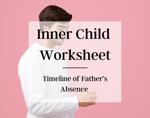 Inner Child Healing Worksheet-Timeline of Father's Absence PDF | Inner ...