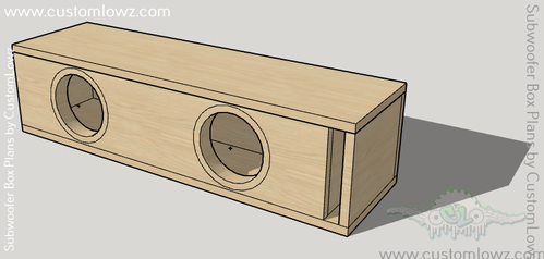 2 CT Sounds Meso 6.5s subwoofer box plans | CustomLowz