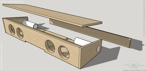 2007.5 Chevy Sierra Crew 4 Rockville W64K9 6.5s subwoofer box plans by ...