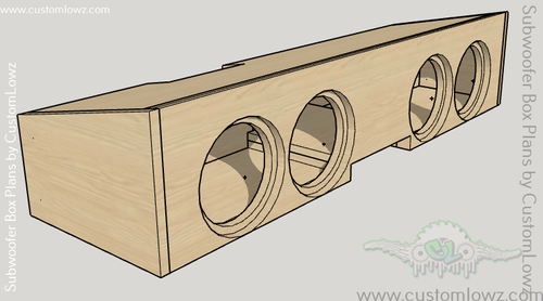2020 Chevy Crew (4) Skar Audio EVL 8s underseat subwoofer box plans ...
