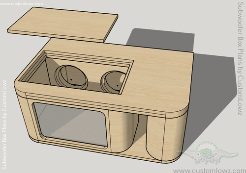 2 DB Drive G7 8s 4TH Order subwoofer box plans | CustomLowz