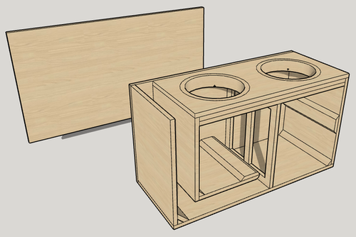 2 Sundown Audio X 10s Ported Subwoofer Box Plans | CustomLowz