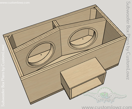 2 Resilient Sounds Platinum 15s 4th Order BlowThru subwoofer box plans ...