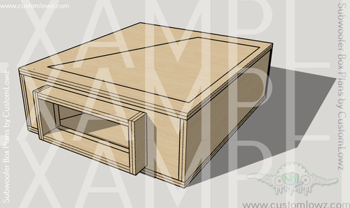 Custom 4th Order Bandpass Subwoofer Box Plans | CustomLowz