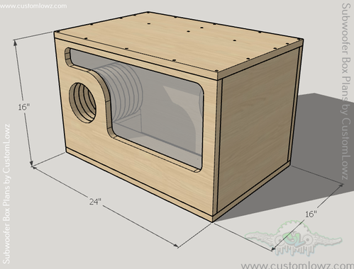 CT Sounds Meso 8 6TH Order subwoofer box plans | CustomLowz