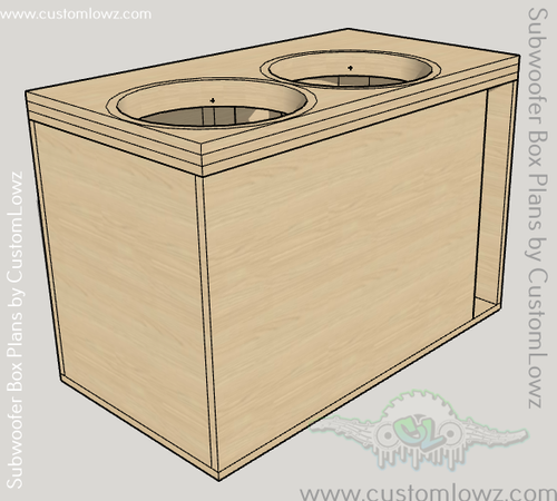2 FI Audio BTL-4 15 ported subwoofer box plans | CustomLowz
