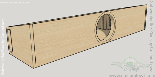 2022 Ford F150 DS18 EXL-10 10" underseat subwoofer box | CustomLowz