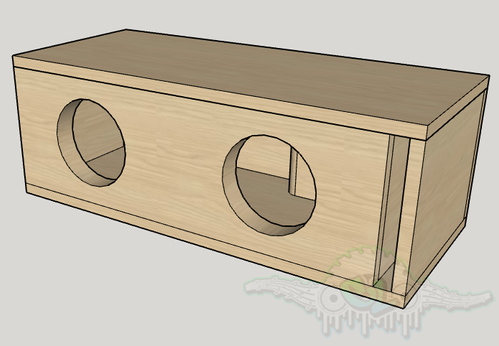 2 Sundown Audio SA 6.5" Sub and Port Back Subwoofer Box Plans | CustomLowz