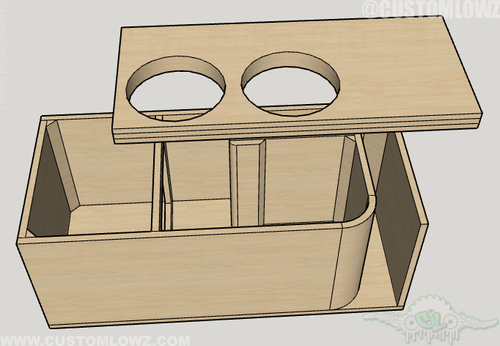 2 Resilient Sounds Onyx 12s Ported Subwoofer Box Plans | CustomLowz