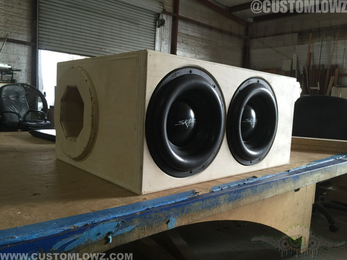 Triple 12" Custom Subwoofer Box | CustomLowz