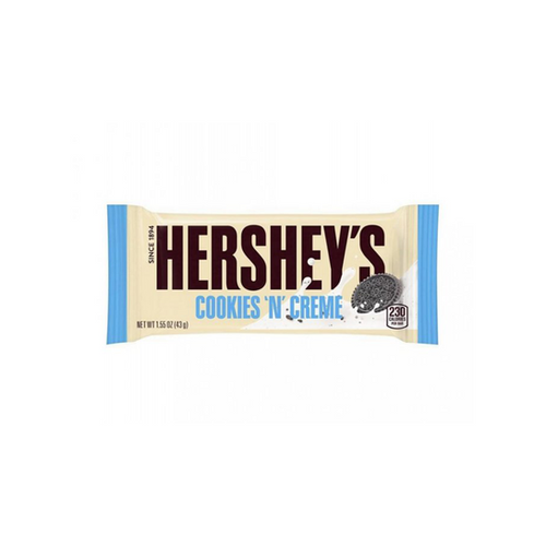 HERSHEY'S - COOKIES AN CREAM BAR - 43G - US | Mediascore Fooding