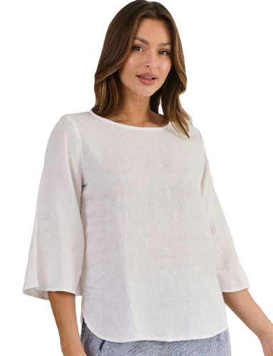 Naturals Alemis Linen Blouse GA503 | von-troska