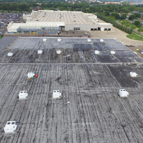 Mod-bit Restoration Pictures | A-1 Roofing & Insulation Systems | Platte