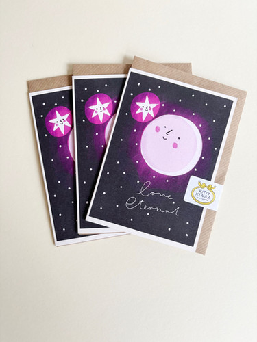 Love Eternal Greeting Card | Kitty Kenda
