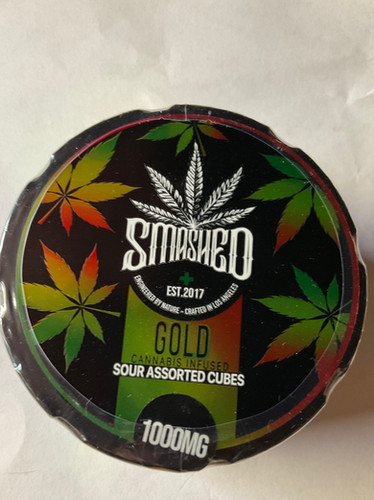SMASHED 1000mg SOUR CUBES | Headstash Delivered SMASHED 1000mg SOUR CUBES | Headstash Delivered