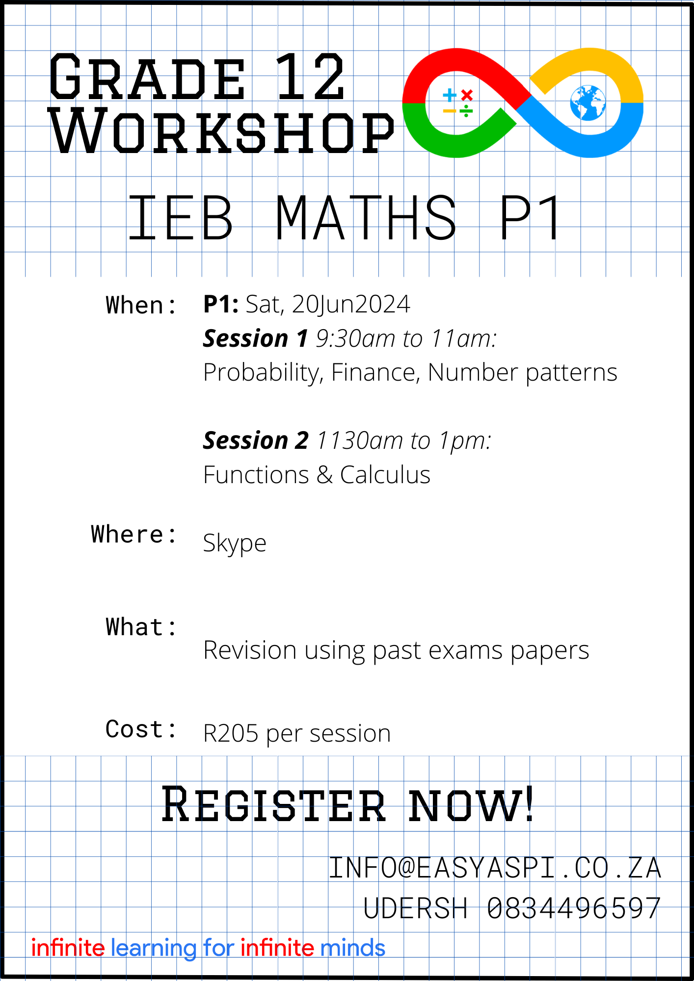 IEB Gr12 Maths Trial Exam P1 Prep | Easy As Pi