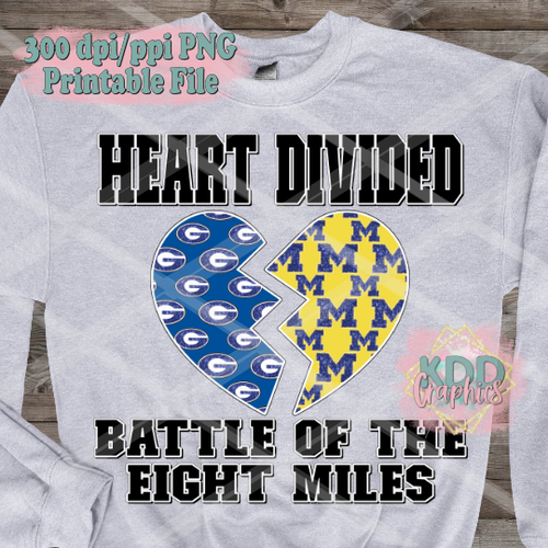 CUSTOM A Heart Divided - House Divided Sequin G and M PNG 300dpi | Kdd ...