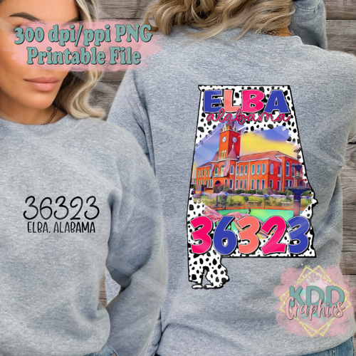 Elba 36323 - Elba Alabama Courthouse Bundle PNG 300dpi | Kdd Graphics ...