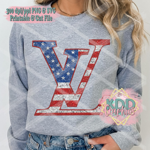 ELLL VeVee Glitter Faux Embroidery Applique - 4th of July - 300dpi/ppi ...