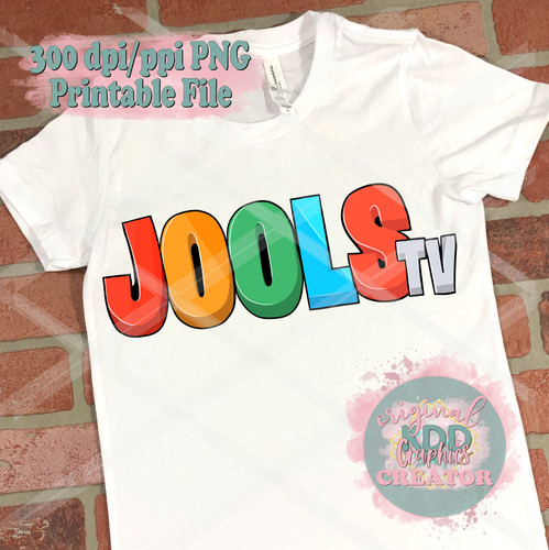 Jools TV Hand Sketched Logo - YouTube Show - 300dpi/ppi PNG | Kdd ...
