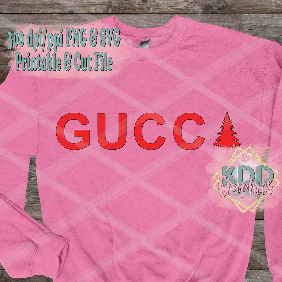 Gucci Inspired - Christmas Ornament - Designer Inspired 300dpi PNG SVG ...