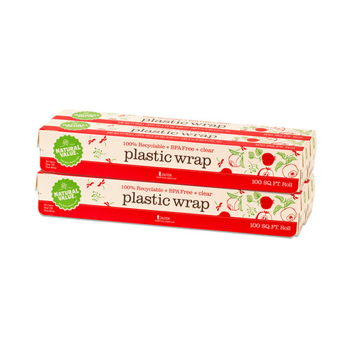 Plastic Wrap 100ft 4pk | Natural Value