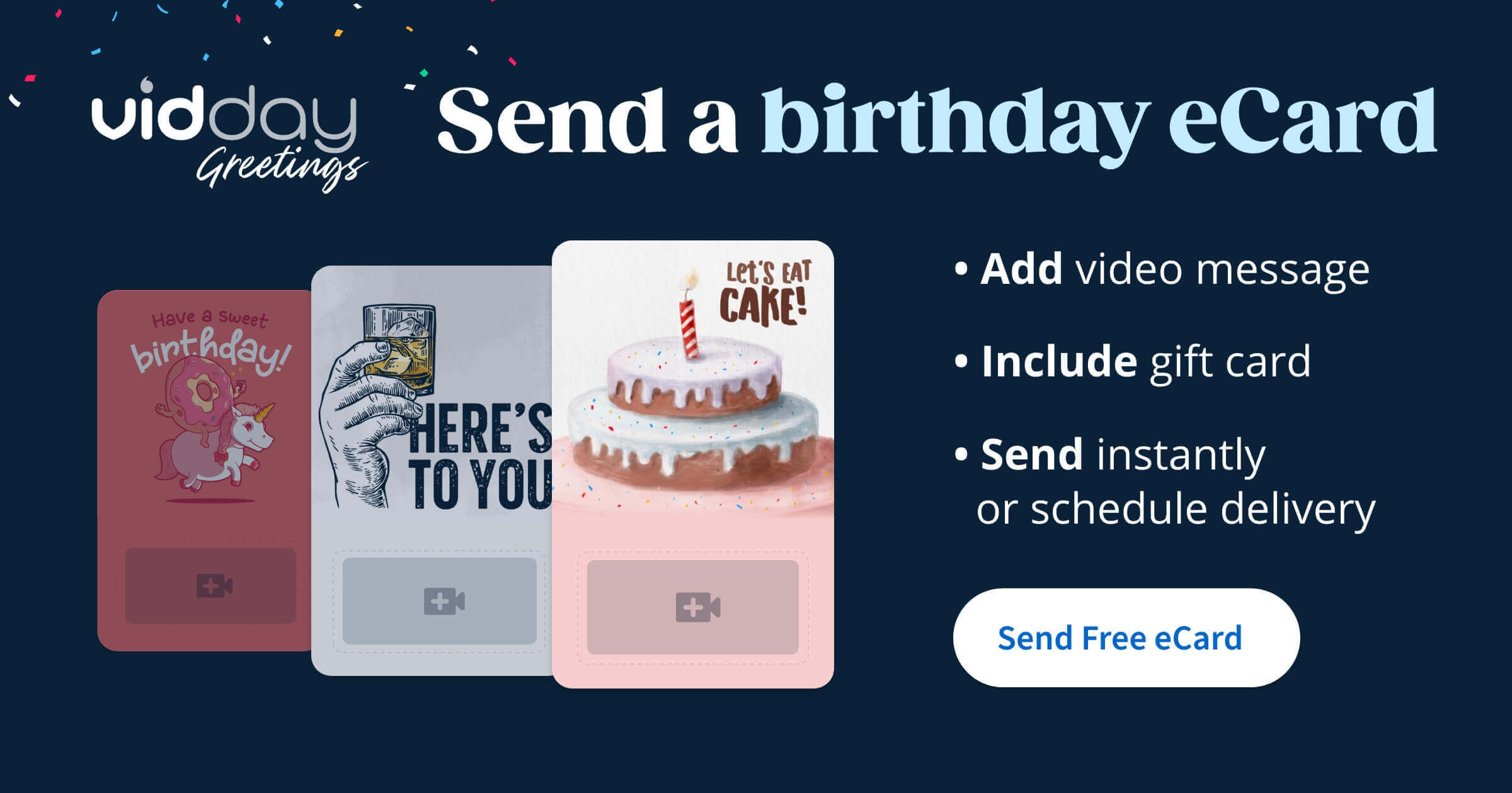 Happy Birthday eCards: Send Joy from Afar