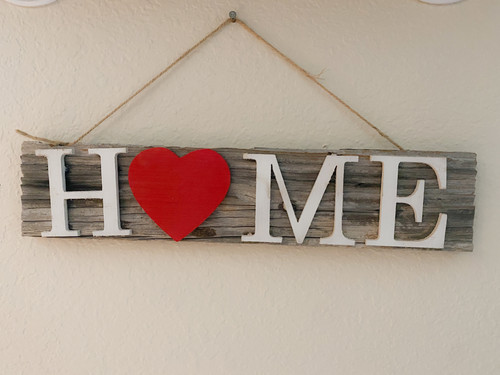 Home Heart sign | Novak Woodworks