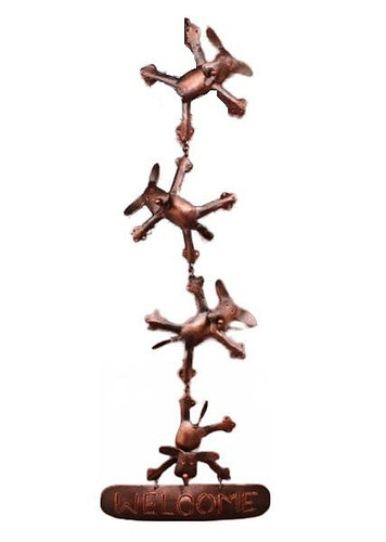 Hanging Dogs Welcome Sign | All About Animals