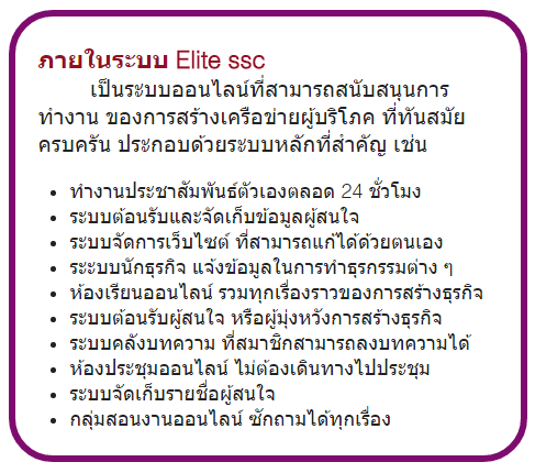 Elite ssc คืออะไร